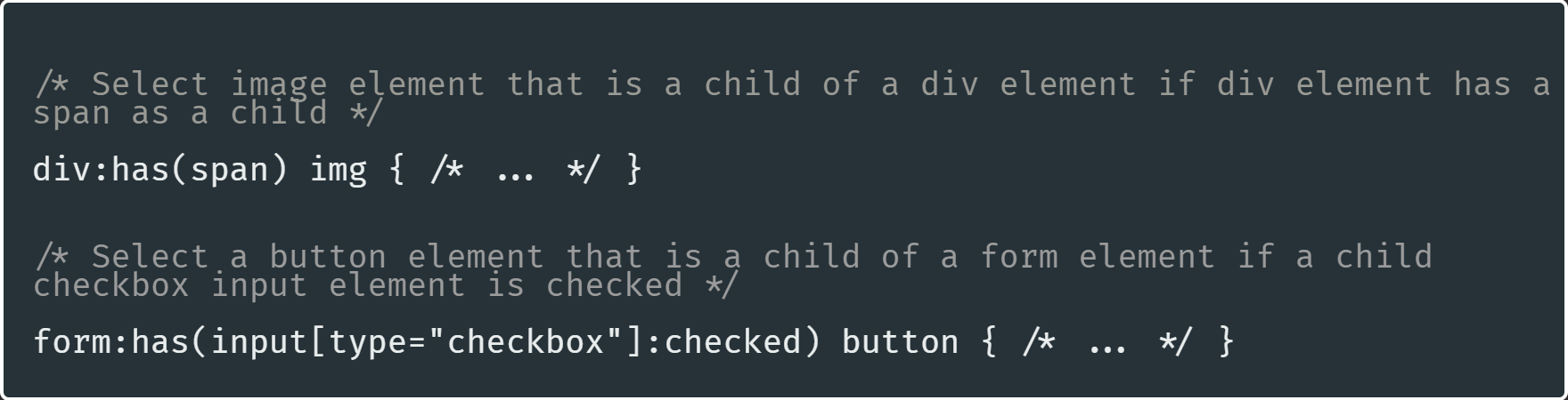 How and when to use the CSS :has() selector | Talent500 blog