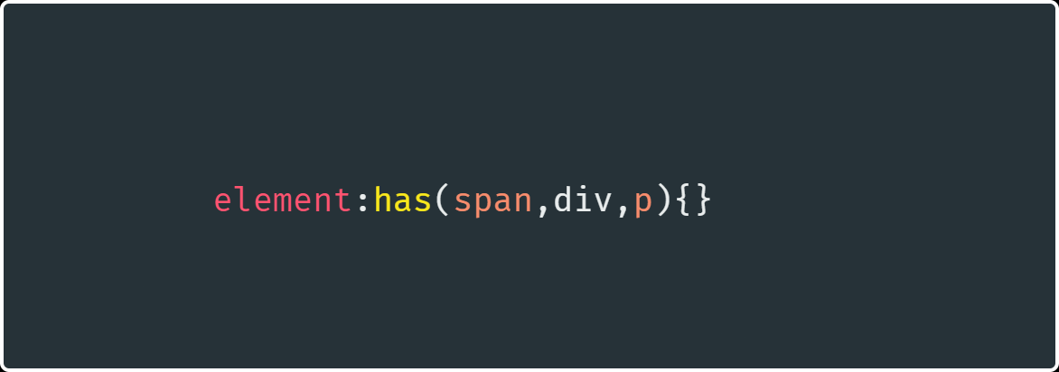 How and when to use the CSS :has() selector | Talent500 blog