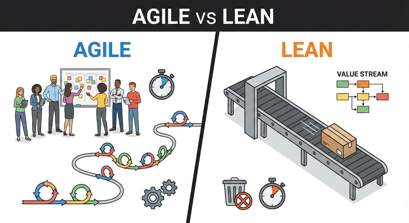 Agile vs Lean: Key Differences, Principles, and When to Use Each